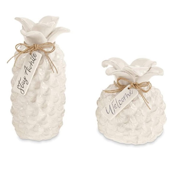 Mud Pie | Accents | New Mud Pie Pineapple Bud Flower Vase Tallshort ...